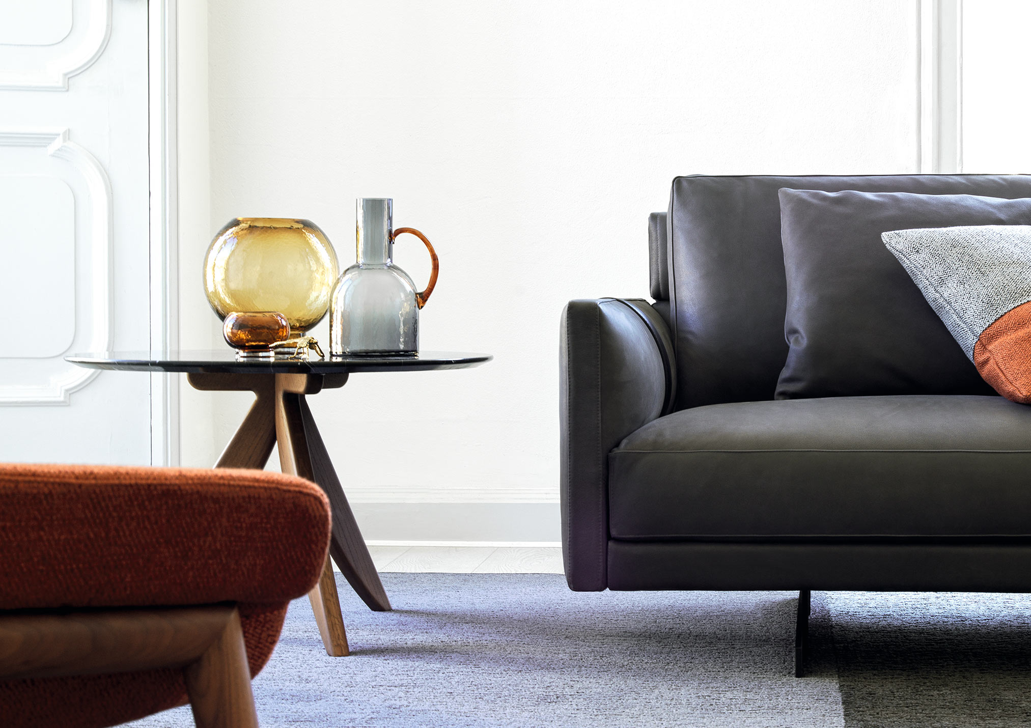 Sofa mit Meridienne Dee Dee – BertO